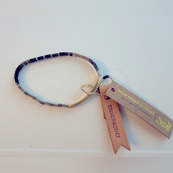 Scout | Jewelry | Nwt Scout Bracelet Strength And Grace Stone Beads ...